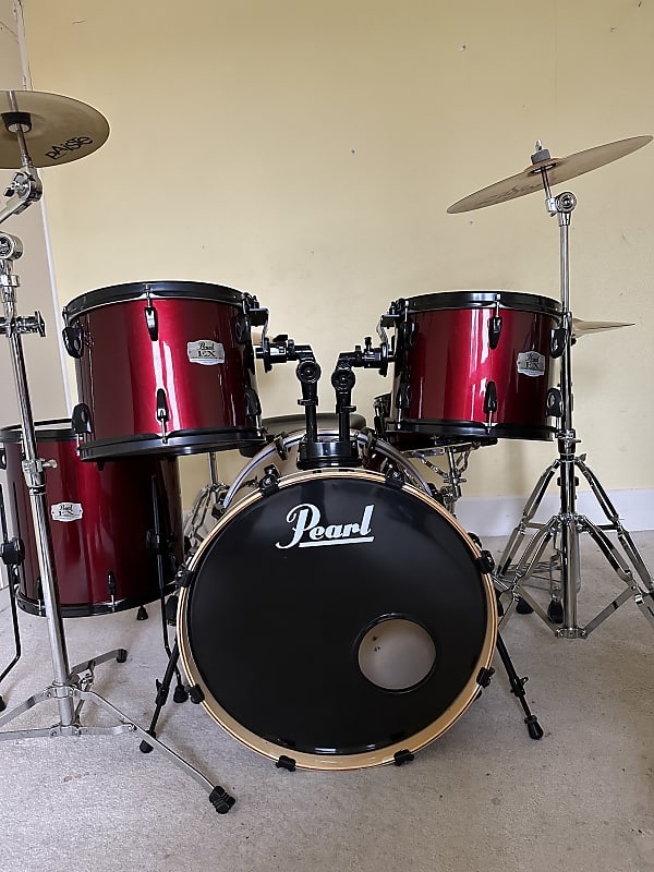 Pearl Export Series 2012 - Red Wine / Black Hardware | Reverb UK
