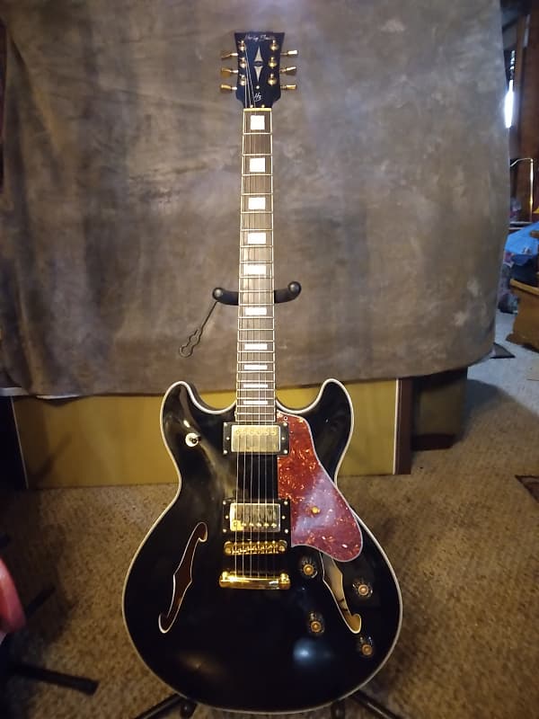 Harley Benton HB35 Plus 2022 Black | Reverb