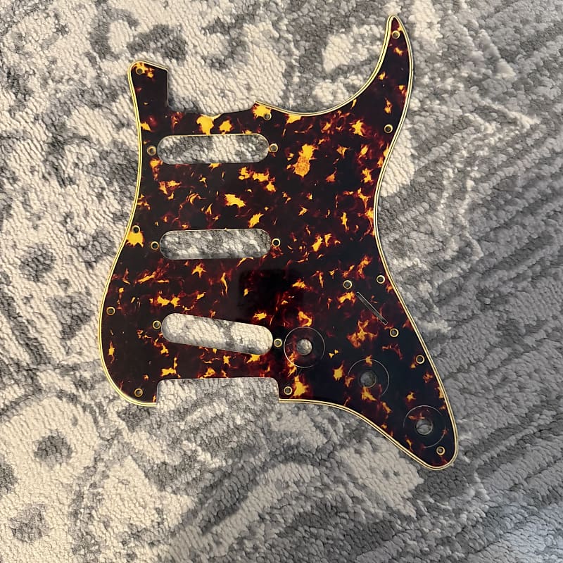 Spitfire Tortoise Stratocaster Pickguard | Reverb