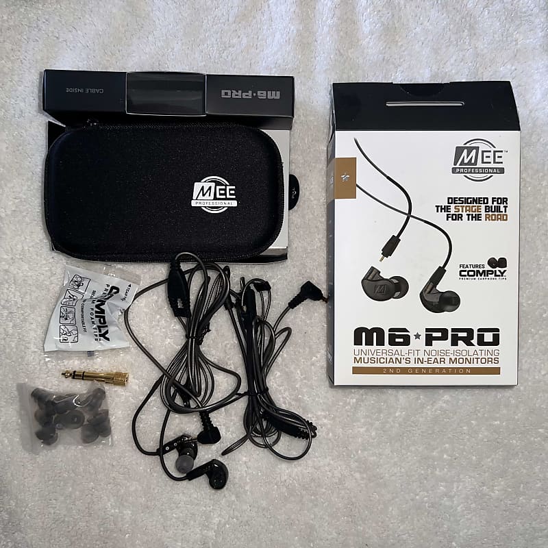 Mee Audio M6 Pro In-Ear Monitors with Detachable Cables 2010s | Reverb