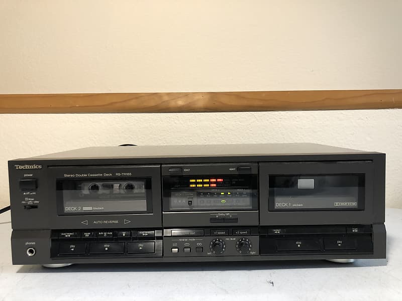 Technics RS-TR165 Dual Cassette Deck Player Tape Recorder | Reverb
