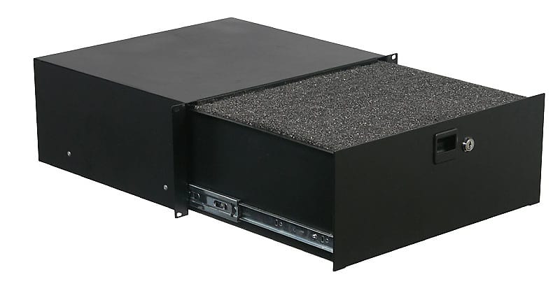 Odyssey Cases ADFRD04 4U Rack Drawer with Diced Foam | Reverb