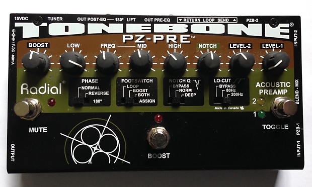 Radial ToneBone PZ-Pre | Reverb