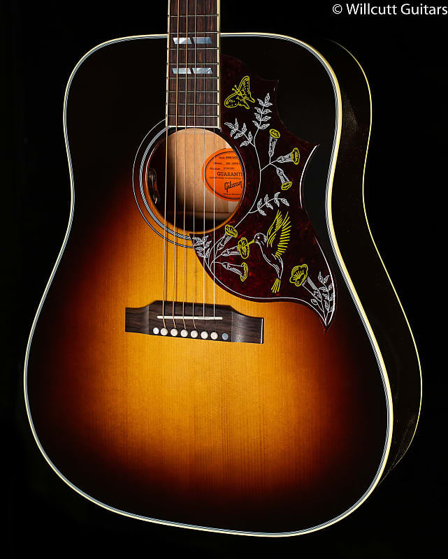Gibson Hummingbird Standard Vintage Sunburst Red Spruce Top | Reverb