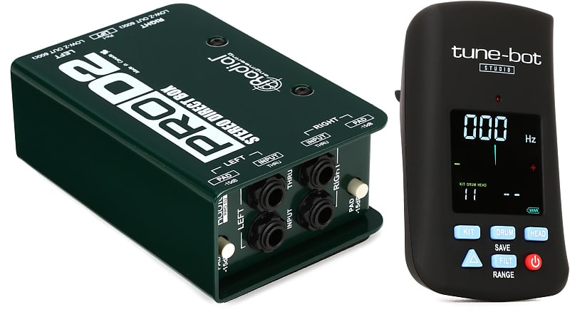 Radial ProD2 2-channel Passive Instrument Direct Box Bundle | Reverb