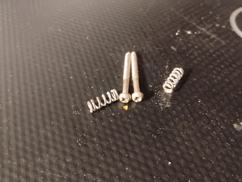 1960s Fender Telecaster original Neck Pickup Mounting Screws | Reverb