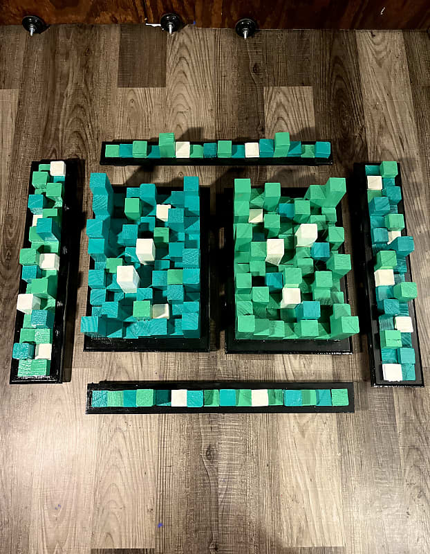 Custom Sound Diffusing Wall Panel Set - 6 Panel Set in | Reverb