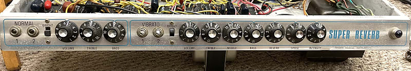 Fender Super Reverb chassis 1971 | Reverb