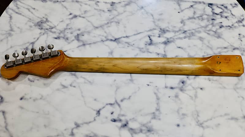Pre-CBS Vintage Fender Slab Stratocaster Neck, 21-Fret | Reverb