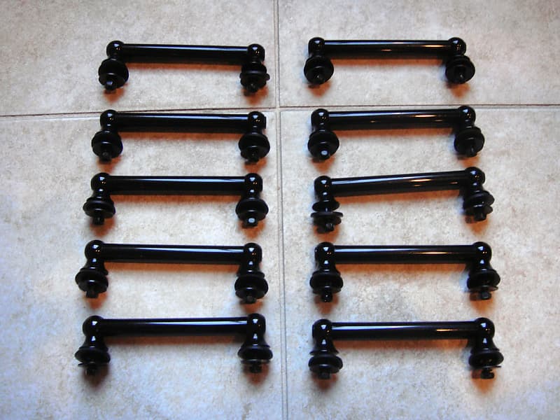 Pearl Masters Masterworks BLACK snare drum hardware set 14" | Reverb