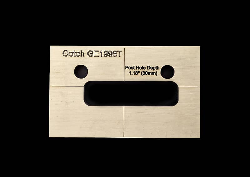 Gotoh GE1996T 4 pc Recessed Routing Template for 7 string | Reverb