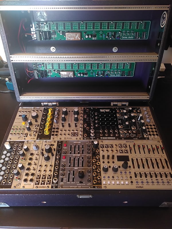 arksine eurorack travel case 12U 85HP (purple dark) | Reverb