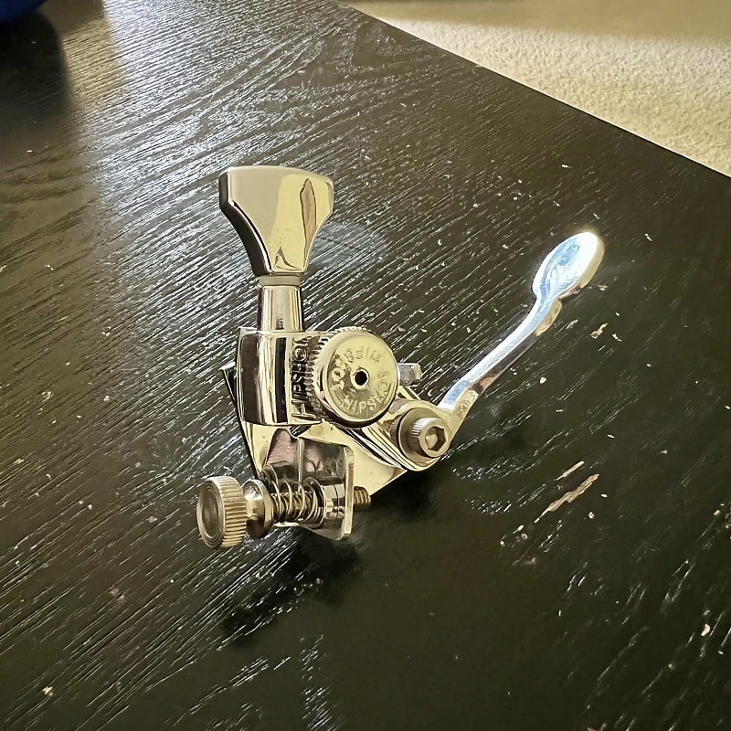 Hipshot Locking Guitar Xtender Open Gear Chrome 6GL1C | Reverb