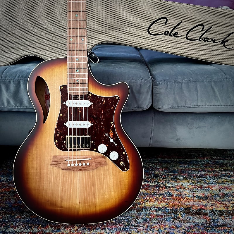Cole Clark True Hybrid Thinline Acoustic-Electric Guitar, All | Reverb