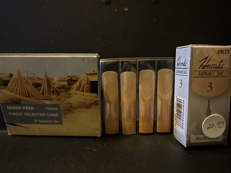 Rigotti Queen/Rico Hemke Reeds Bb soprano saxophone 1990 - | Reverb