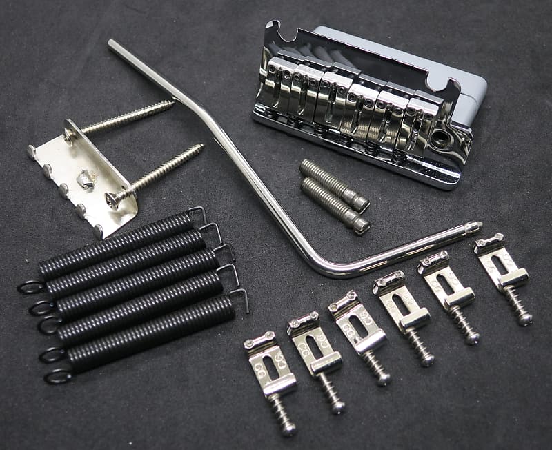 Fender Stratocaster Dual Fulcrum Tremolo Bridge with Callaham | Reverb
