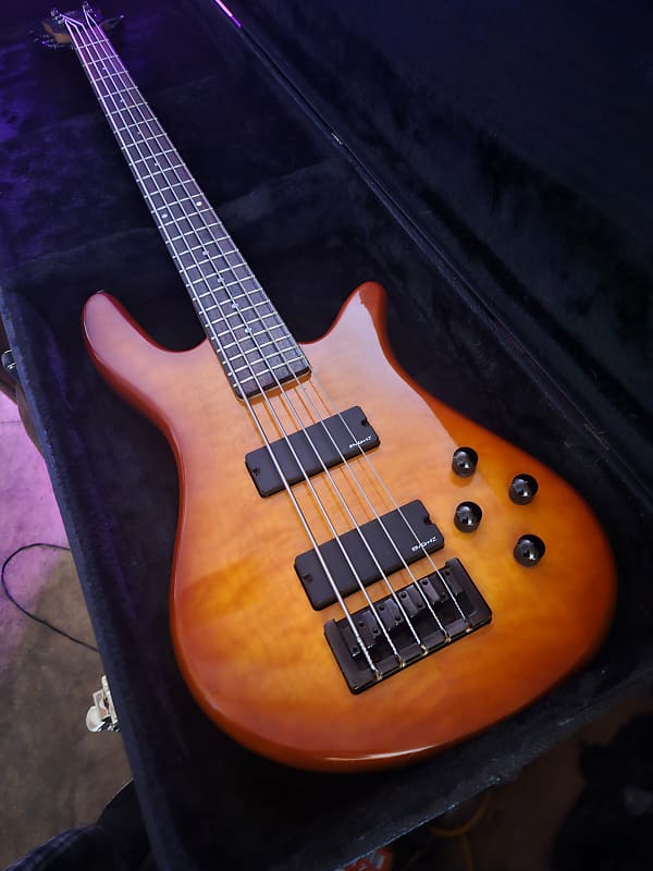 Spector Q 5 pro 2002 - Amber Sunburst | Reverb