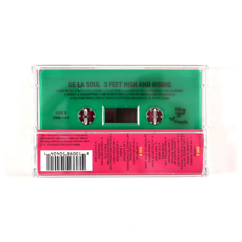 De La Soul: 3 Feet High And Rising Cassette Green Cassette | Reverb