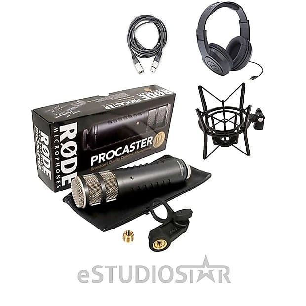 RODE Procaster Dynamic Microphone w/ AxcessAbles Shock Mount, | Reverb
