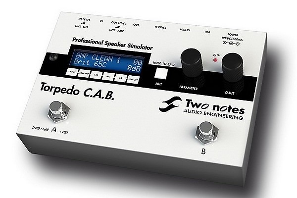 Two Notes Torpedo C.A.B. Speaker Simulator Pedal | Reverb