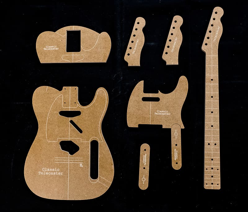 Classic Tele - Guitar Router Template Set - 1/2" MDF CNC - | Reverb