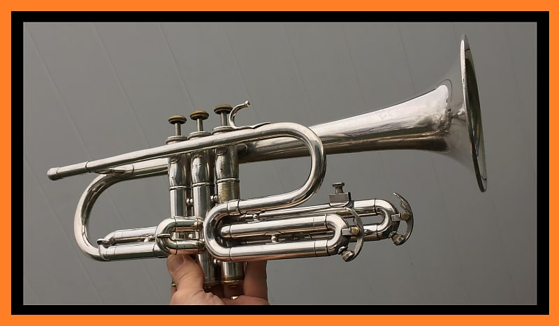 RARE RARE F E OLDS NICKEL PLATED 1951 STUDIO KOREAN MILITARY | Reverb