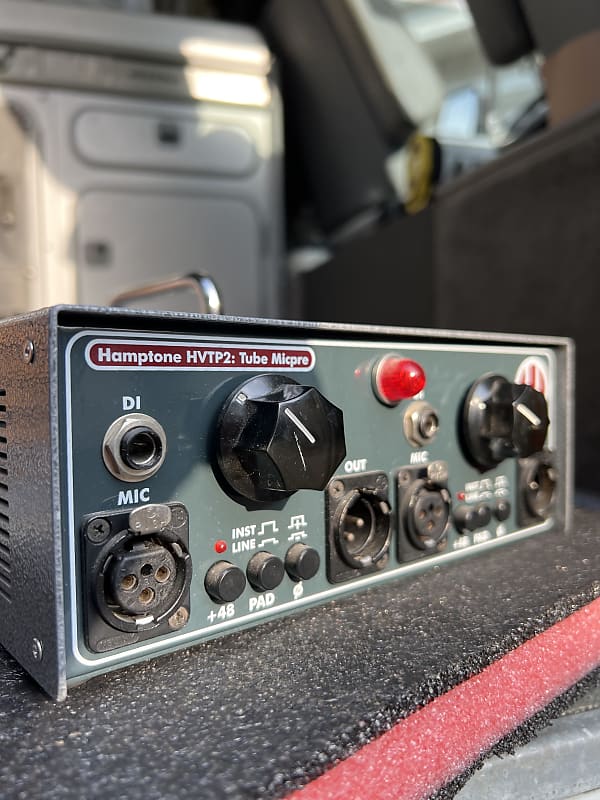 Hamptone Tube Microphone Pre Amp DI Box HVTP2 | Reverb