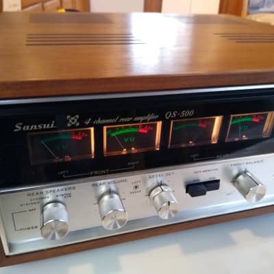 Sansui QS500 1971 - Walnut Quad Stereo Receiver | Reverb