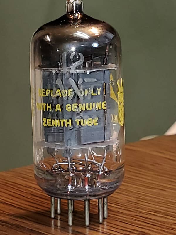 12AX7/ECC83 GE labeled "Zenith" 1959 Full "D" Getter | Reverb
