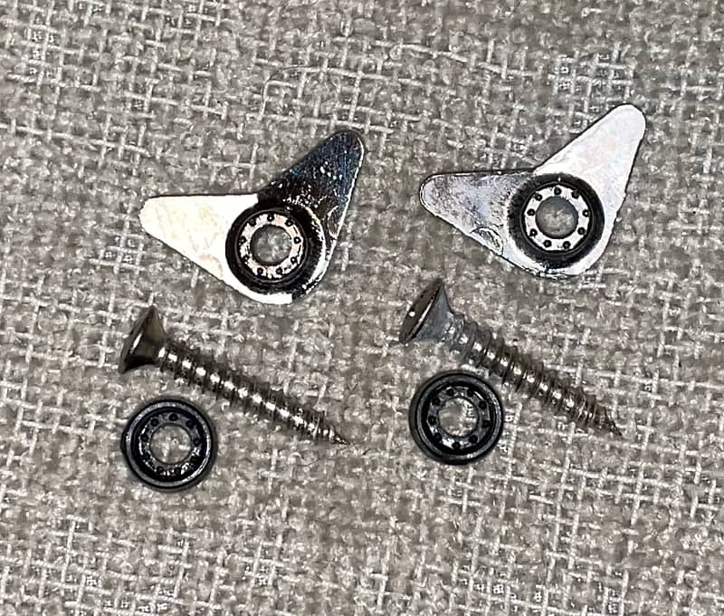 1980’s Ibanez Strap Pins V Style w Screws + Bushings MIJ | Reverb