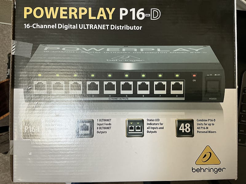 Behringer Powerplay P16-D 16 Channel Digital ULTRANET | Reverb