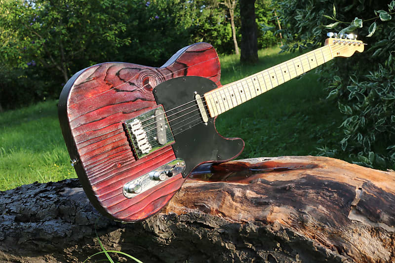 Telecaster "barncaster" handcrafted | Reverb