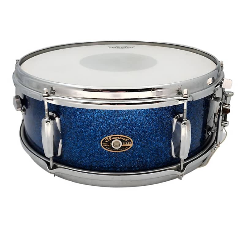 Used Vintage Slingerland 1960s 6-Lug Snare Drum 14x5 Blue | Reverb