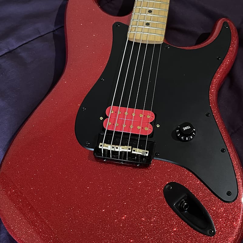 2024 Fender Baritone Strat “Dorothy” – Ruby Red Metallic | Reverb