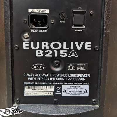 Behringer Eurolive B215A 400W 15" 2-Way Powered PA Speaker | Reverb