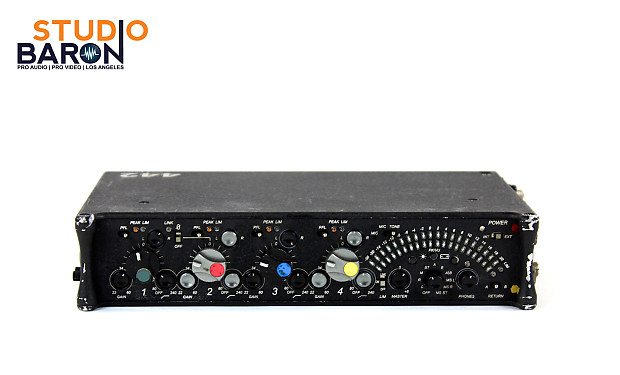 Sound Devices 442 Portable 4-Channel Production Field | Reverb UK