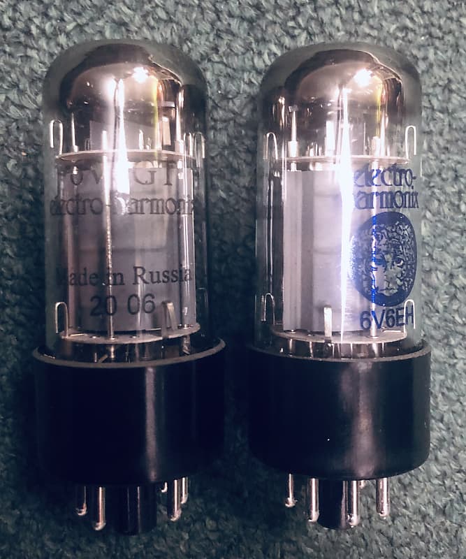 Electro-Harmonix 6V6 Matched Pair | Reverb