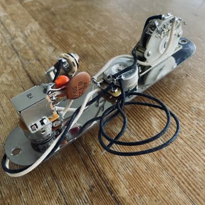 4 Way Fender Telecaster Wiring 250k CTS Varitone .022 Orange | Reverb