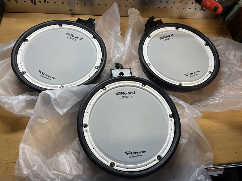 Roland PDX-8 Dual Trigger Mesh Head V-Drum Pad 3 Pack O9M9974 | Reverb