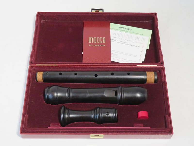 Moeck Rottenburgh 4407 Grenadilla Tenor Recorder with Case | Reverb
