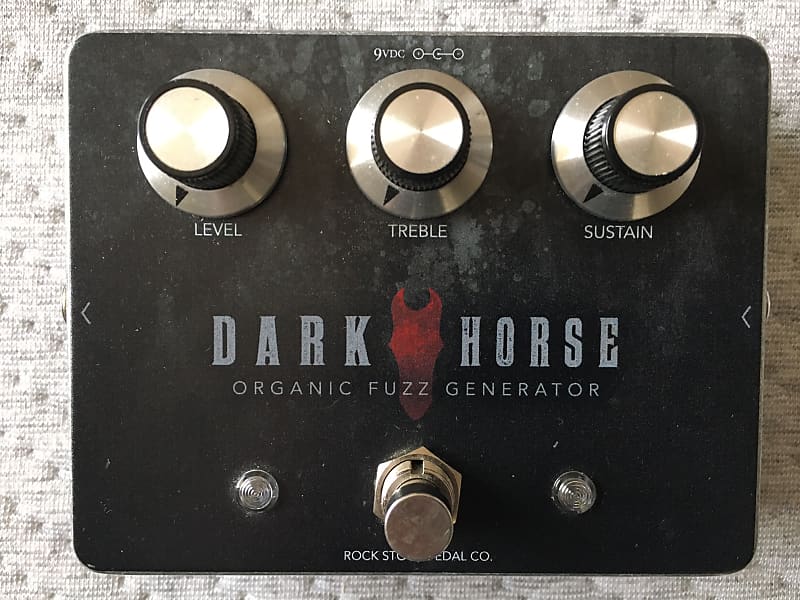 Rock Stock Dark Horse Organic Fuzz Generator - Black | Reverb