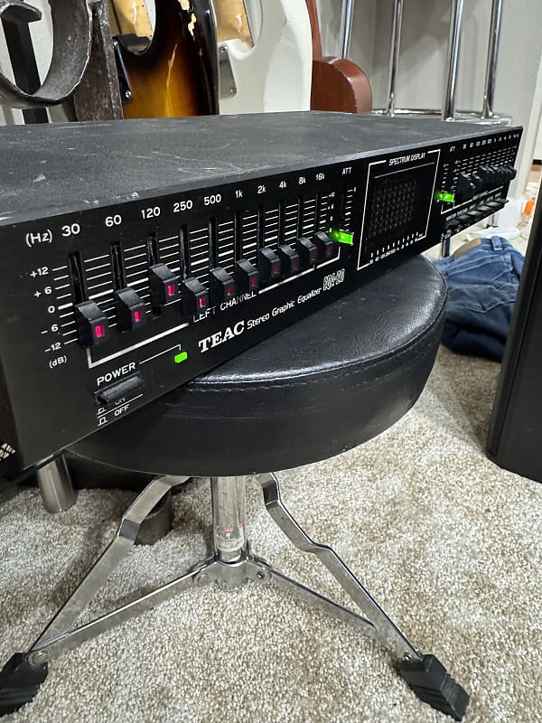 TEAC EQA-20 10-band Stereo Graphic Equalizer 90's | Reverb UK