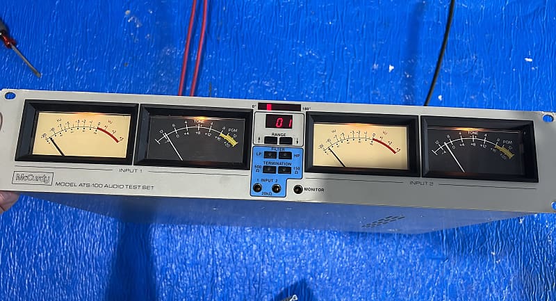 McCurdy ATS-100 Audio Test Set Extended Range Dual Channel VU | Reverb