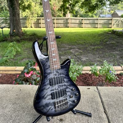 Wolf S10-5 5 String Bass Guitar - Dark Walnut 7 Piece Neck w/ | Reverb