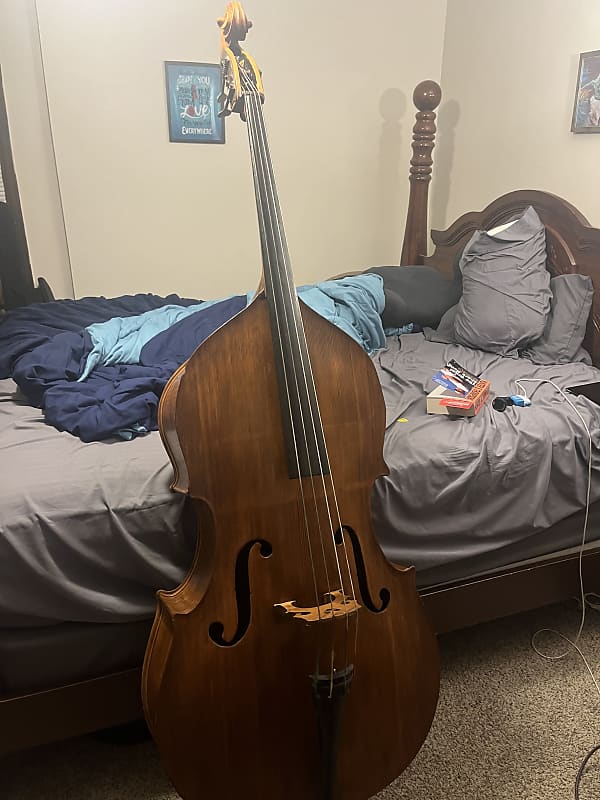 King-Mortone 3/4 Upright Bass 1941 | Reverb