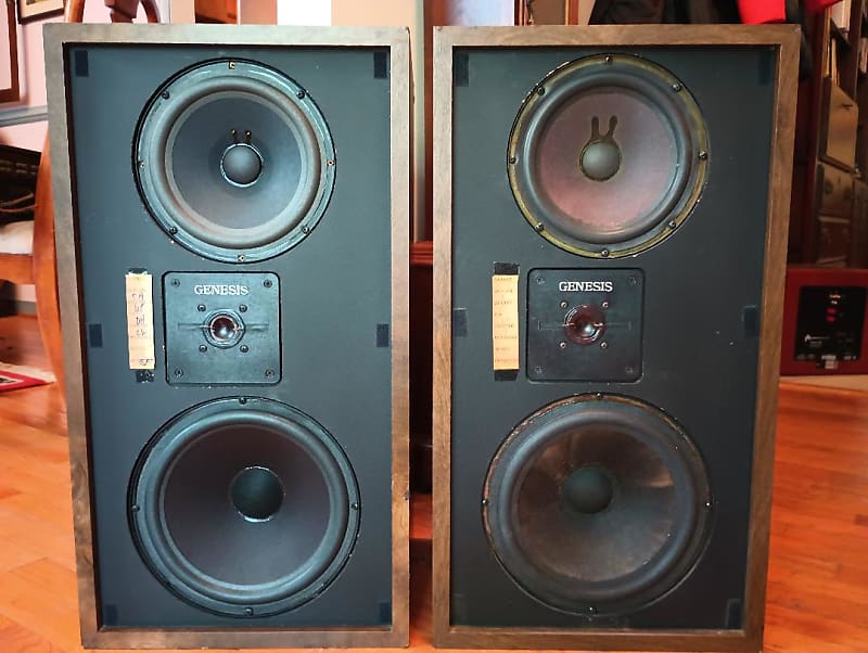 Genesis Physics II speakers in very good condition - 1970's | Reverb