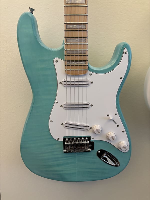 Partscaster Strat 2024 - Aqua | Reverb