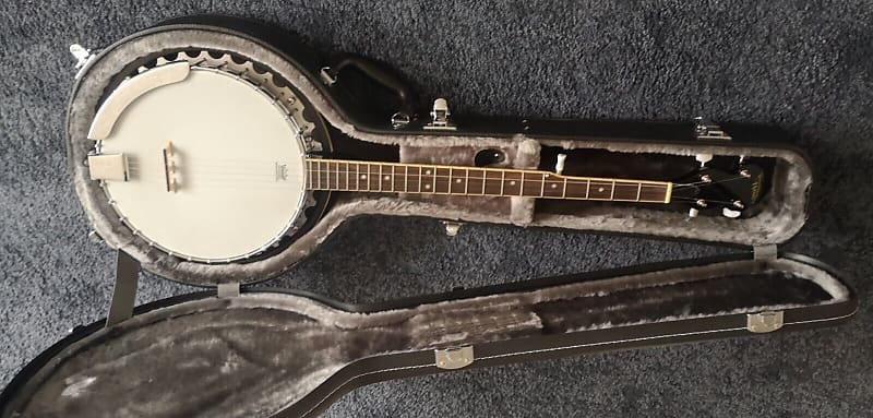 Countryman 5 String Resonator Banjo + Hard CASE | Reverb