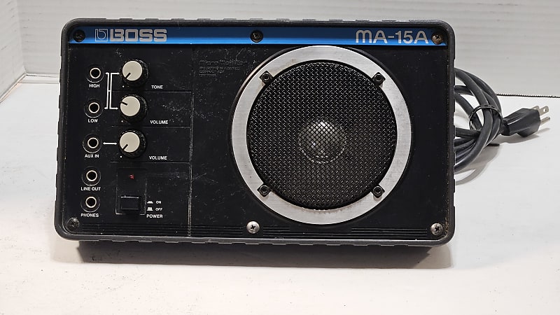 Boss MA-15A 15 Watt Amplified MICRO MONITOR Powered TESTED | Reverb
