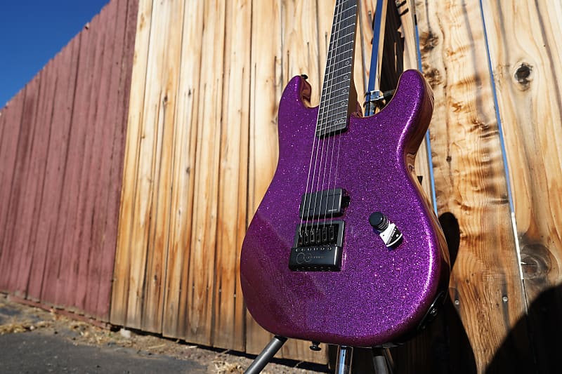 Schecter DIAMOND SERIES Danskimo-6 Daniel Haniss Purple | Reverb